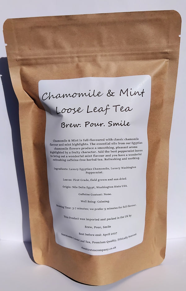 Chamomile & Mint - Herbal Tea - Brew Pour Smile